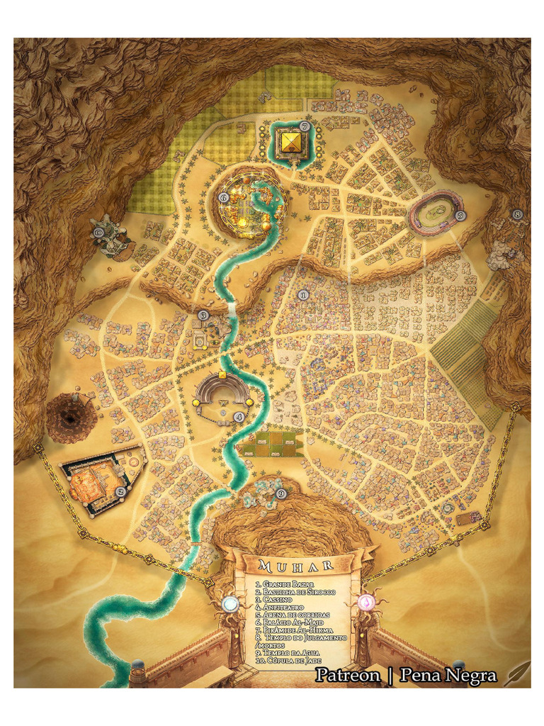 City Map Desert 4-6 | PDF