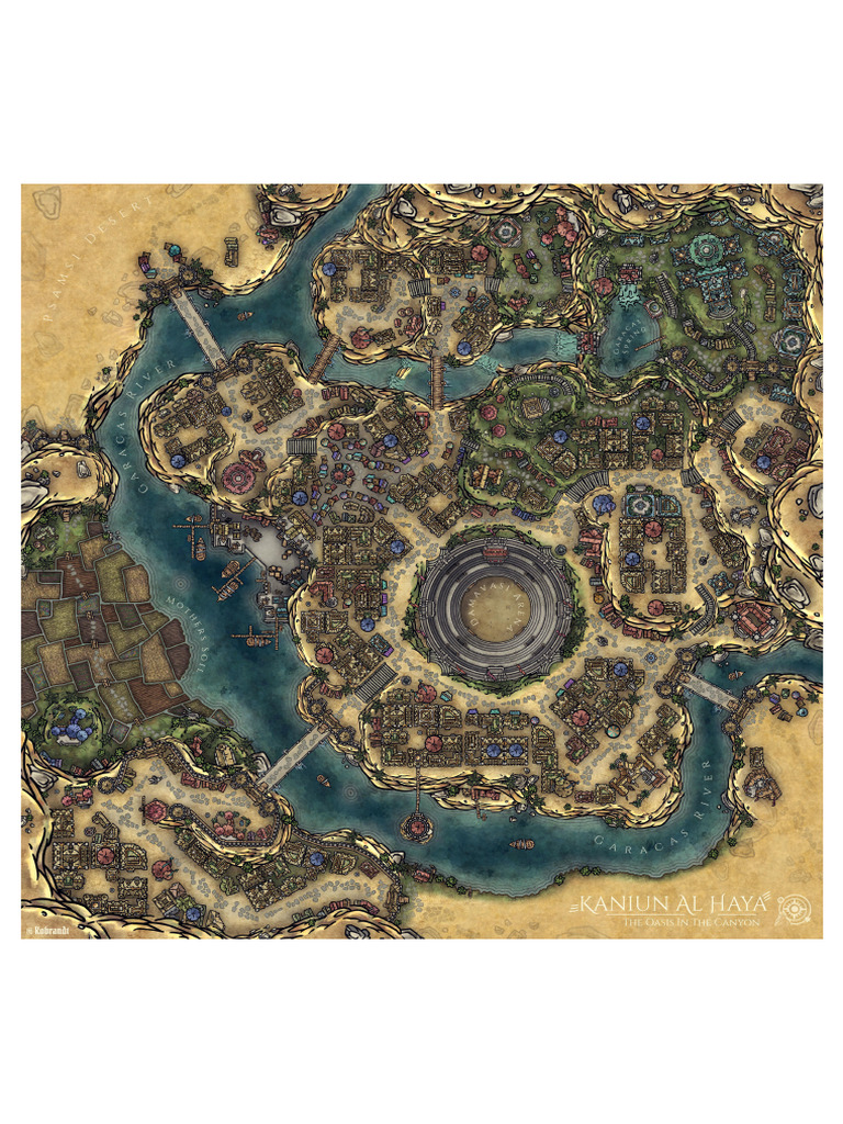 City Map Desert 4-4 | PDF