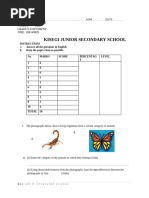 Integrated Science Grade 9 End Term Assessment 2025 | PDF | Chemical ...