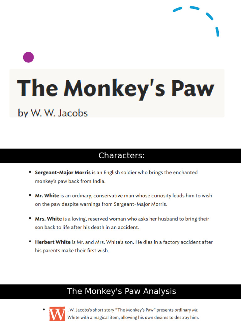 The Monkey's Paw | PDF