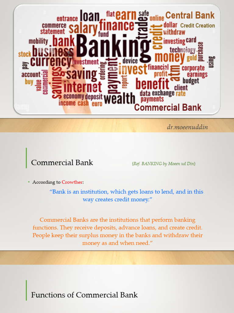 Commercial Banks and Money Creation | PDF | Banks | Money Creation