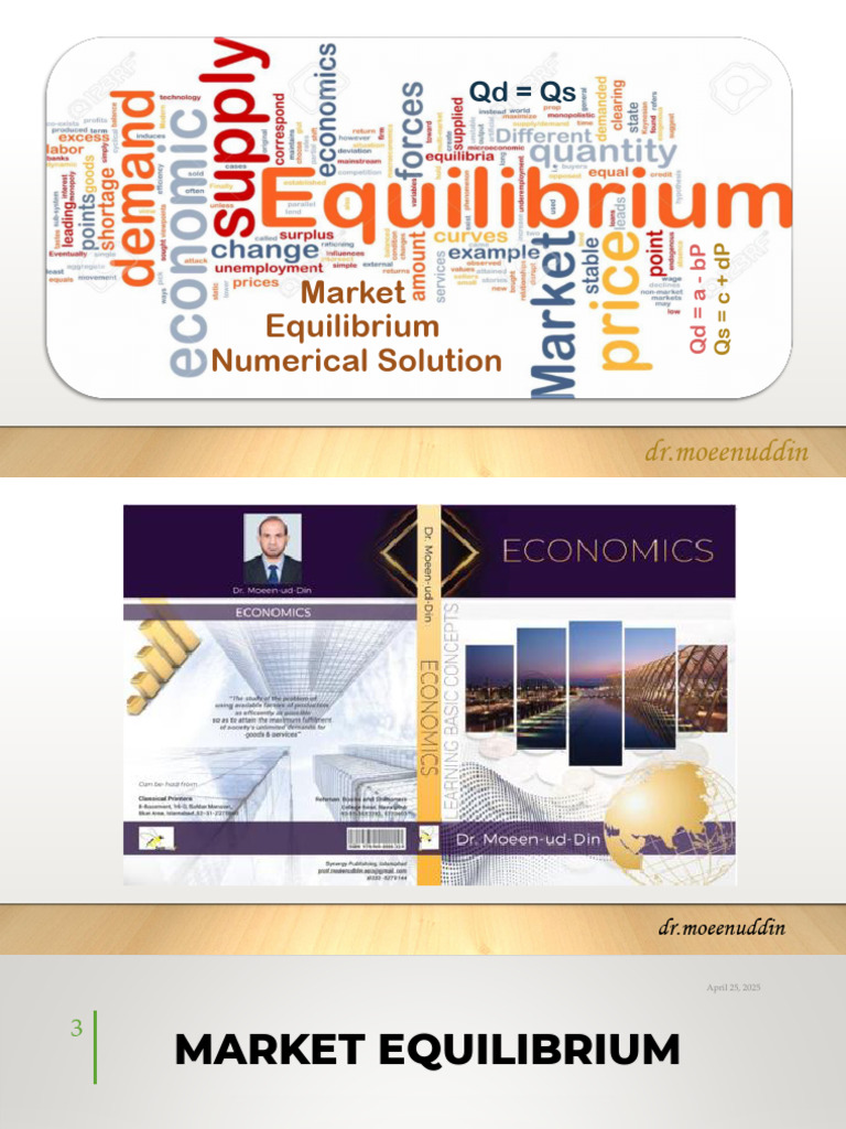 07.1 Market Equilibrium NUMERICAL | PDF | Economic Equilibrium | Demand