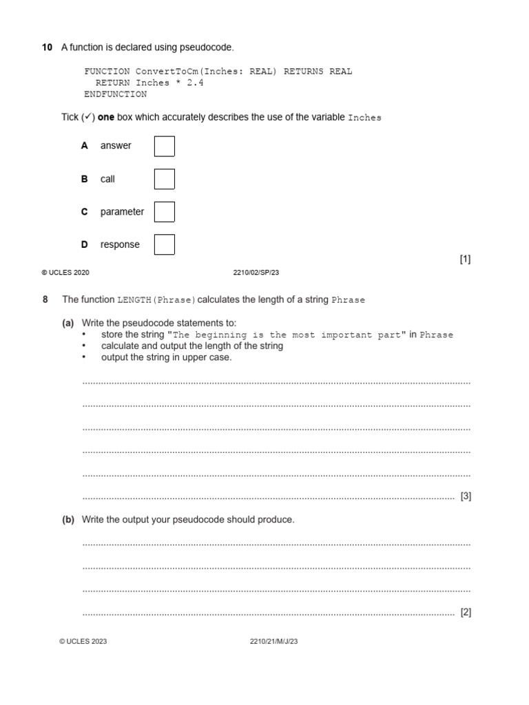 Procedures And Functions Pdf Parameter Computer Programming