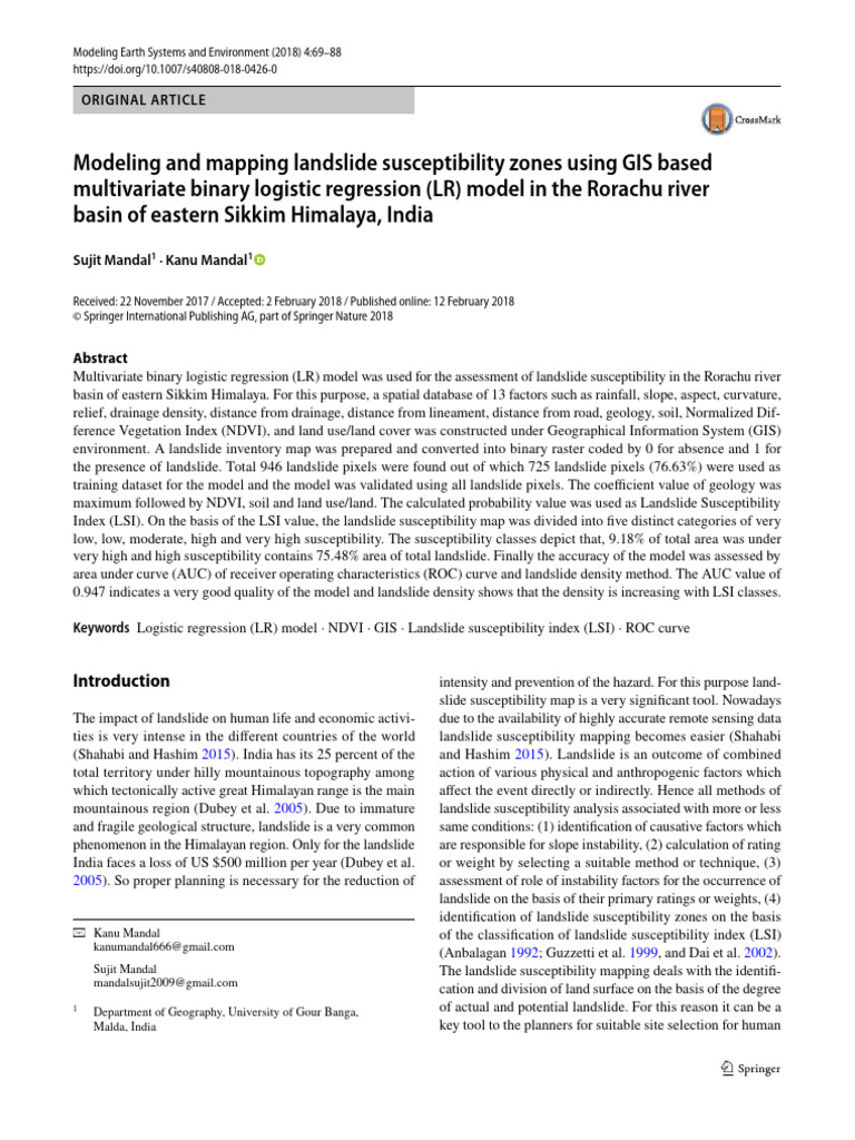 OK-LR-Mandal-Modeling and mapping landslide susceptibility zones using multivariate binary ...