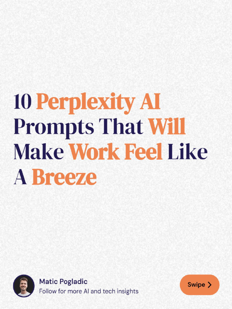 Perplexity AI Prompts | PDF
