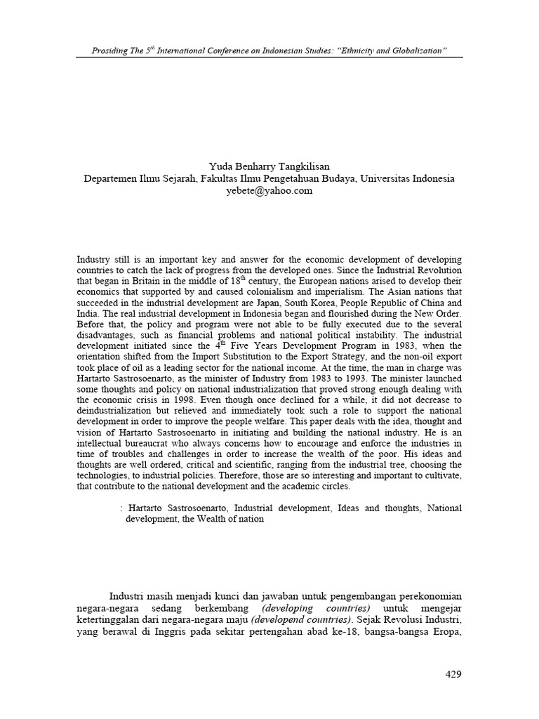 Yuda Benharry Industri | PDF