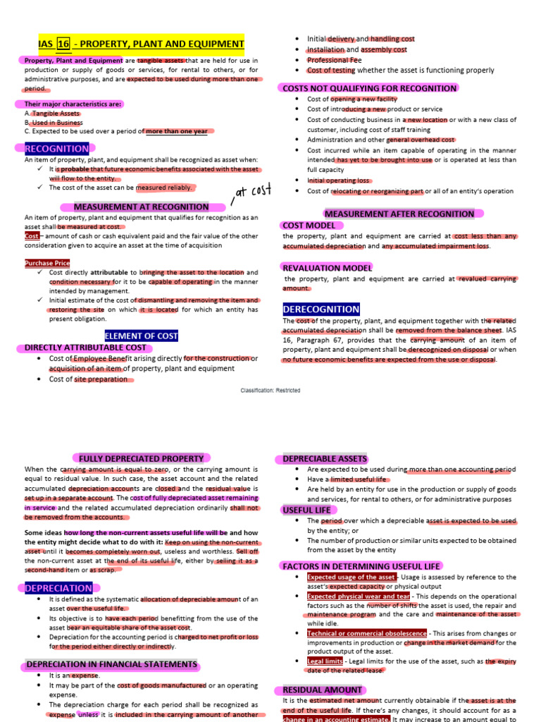 4 ACC 203 - Module 7 - PPE, Investment Property, Impairment | PDF ...