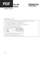 ESOL - Entry 1 - Reading Candidate Paper - Practice Paper A | PDF