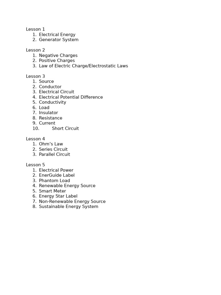 Sci 9 Unit 1 Key Terms | PDF