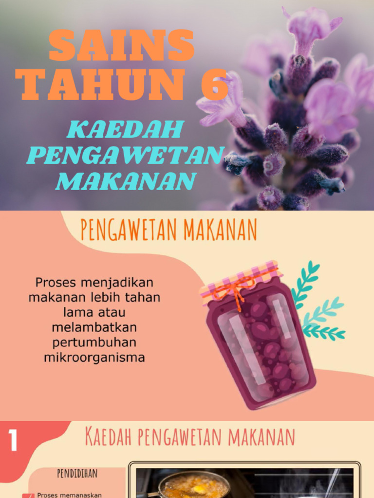 Kaedah Pengawetan Makanan | PDF