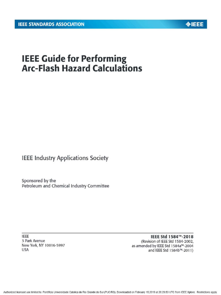 Ieee 1584-2018 | PDF