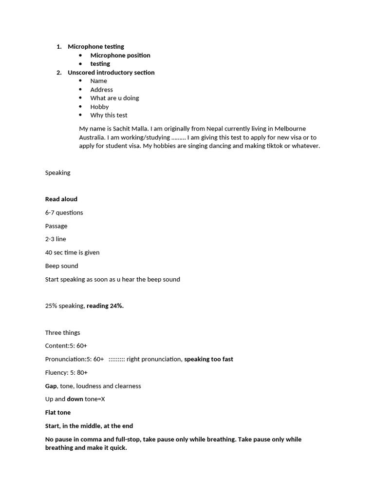 speaking markings and template (1) | PDF | Human Communication ...