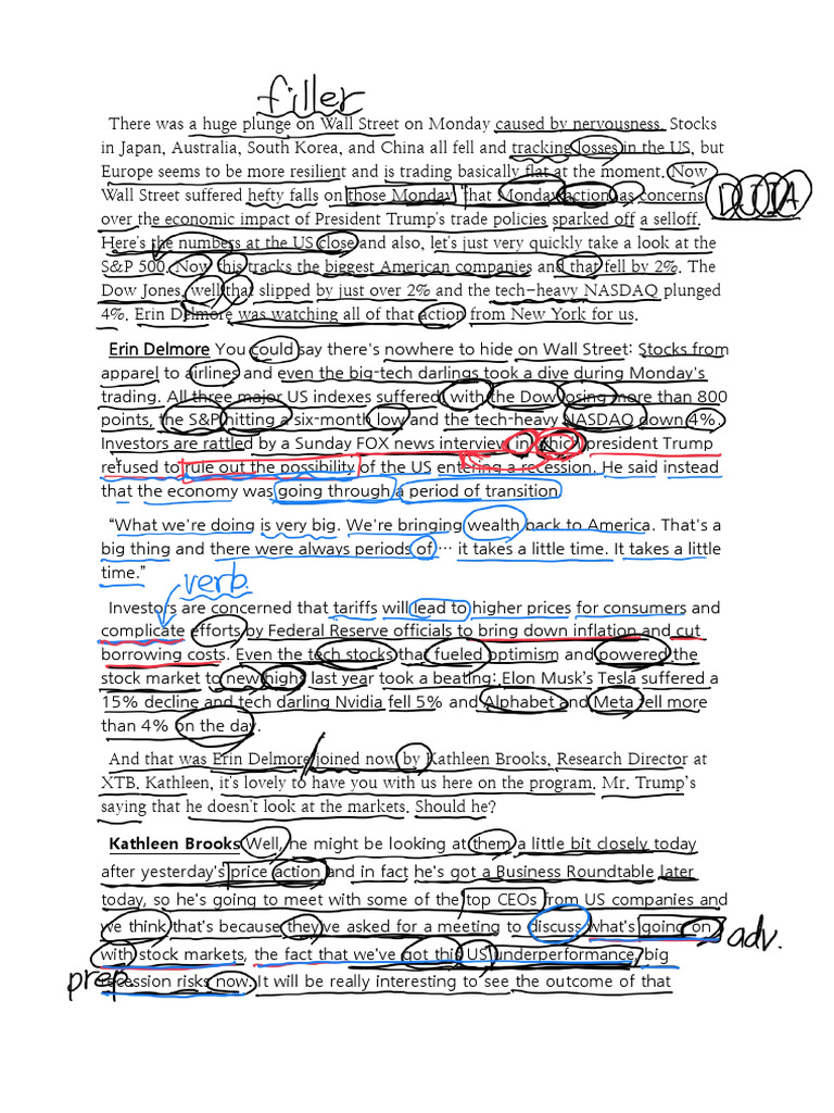 TalkFile 16mar BBC PDF | PDF | Dow Jones Industrial Average | Economies