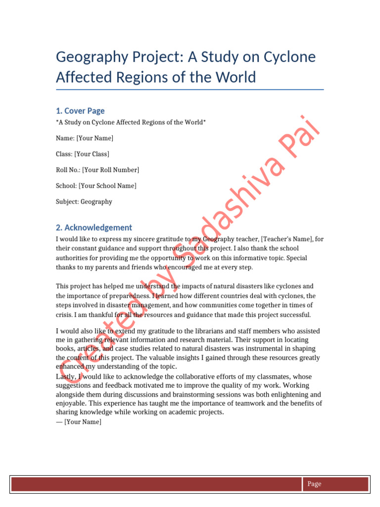 Cyclone Project Sections1-14 | PDF | Tropical Cyclones | Hurricane Katrina