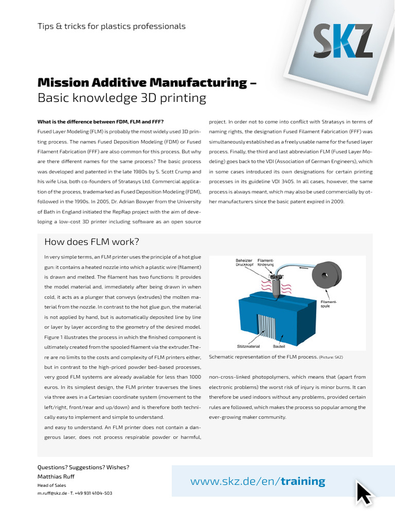 Basic Knowledge 3d Printing | PDF | 3 D Printing | Building Engineering