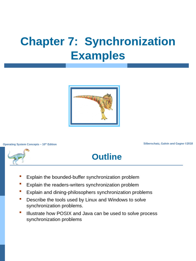 09 Ch7Synchronization Examples | PDF | Computing | Operating System Technology