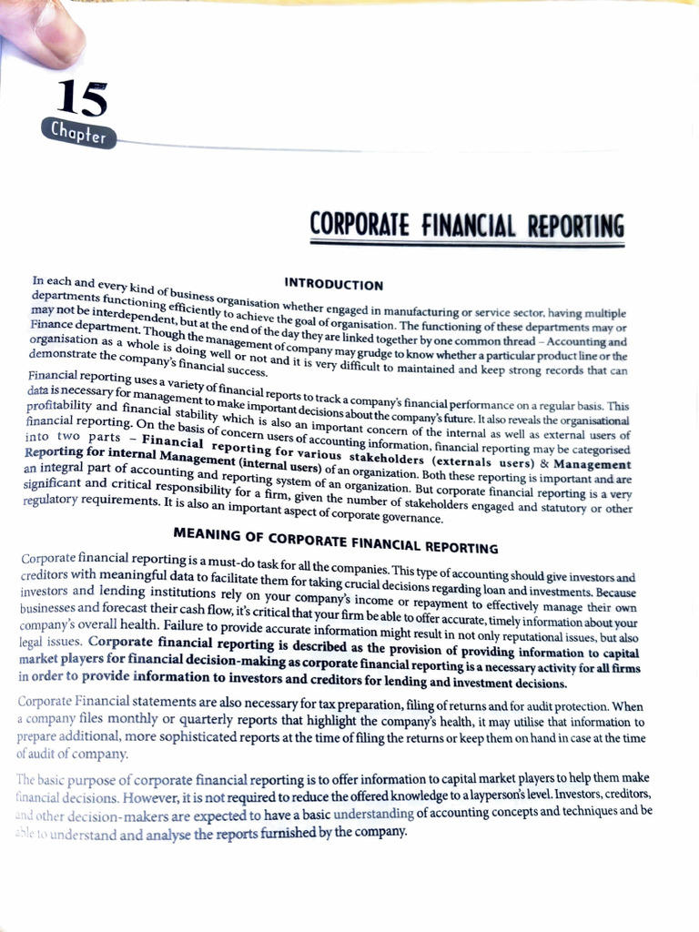 Financial Reporting PDF | PDF | Equity (Finance) | Income Statement