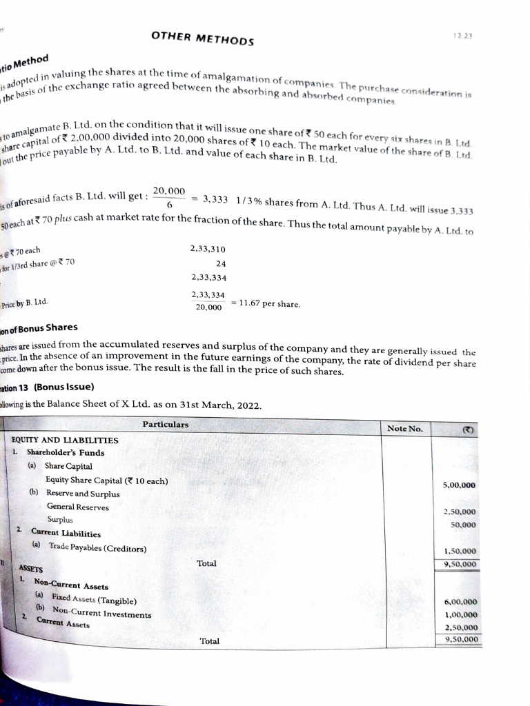 Valuation of Shares Numericals | PDF | Equity (Finance) | Valuation ...