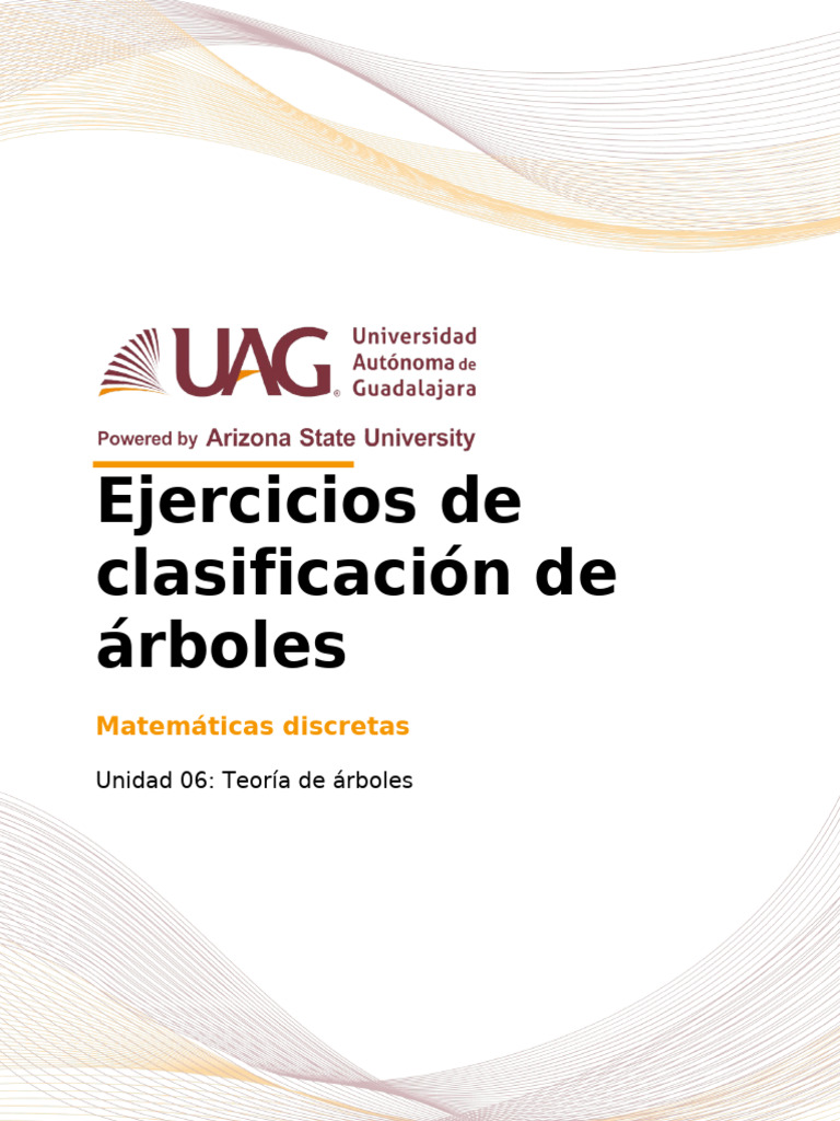 U6.A1.Ejercicios de Clasificación de Árboles | PDF