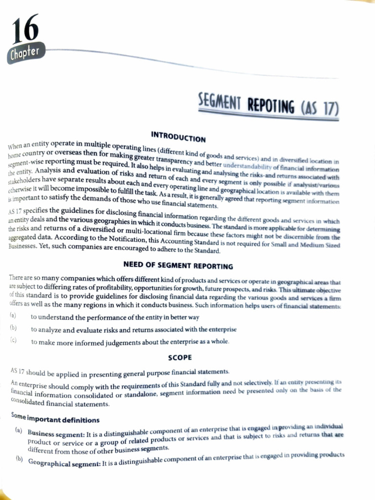 Segment Reporting | PDF