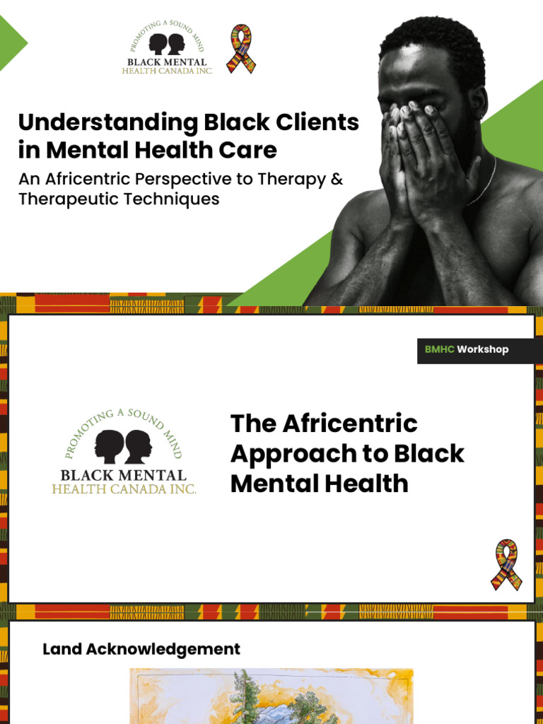 Africentric Mental Health for Black Clients | PDF | Psychological ...