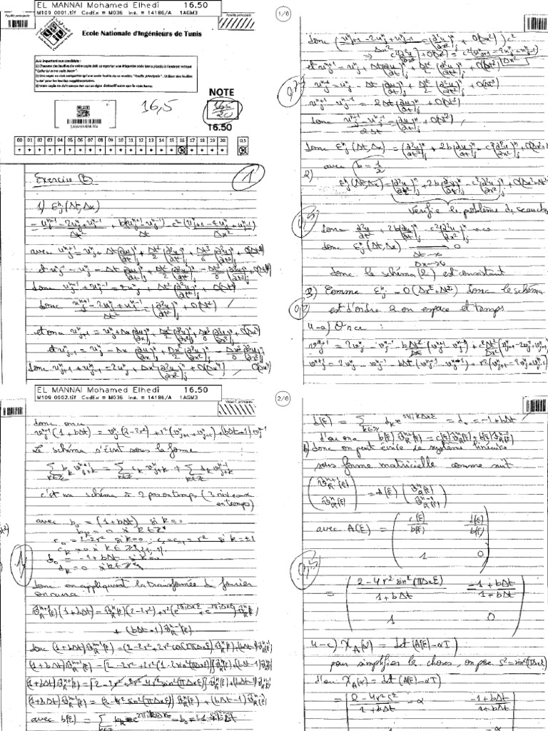 Math d'ing2 exam 2024 | PDF