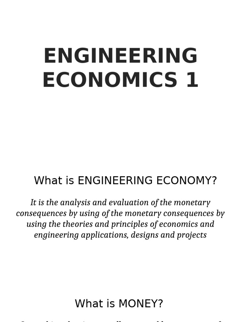 Engineering Economics 1 | PDF | Interest | Compound Interest