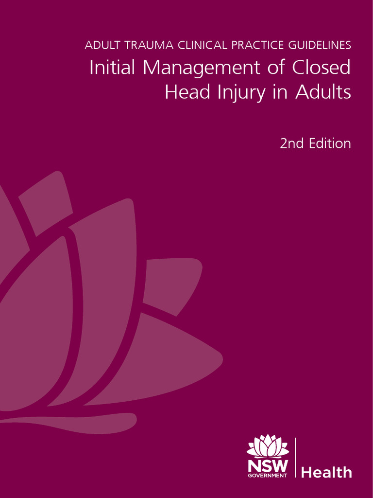 NSW Health Initial Management Closed Head Injuries Full | PDF ...