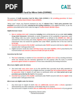 CGFMU Fee Structure and Coverage Details | PDF | Credit | Finance ...