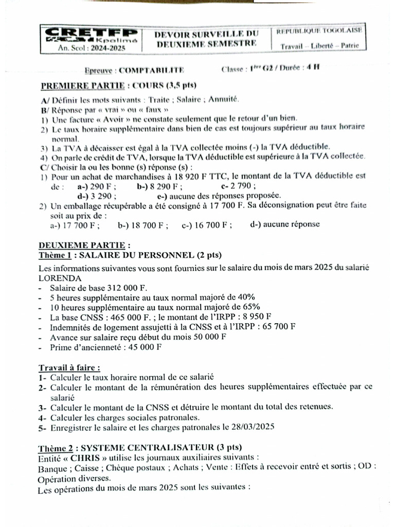 Dst2 Plo Compta 1g2 | PDF