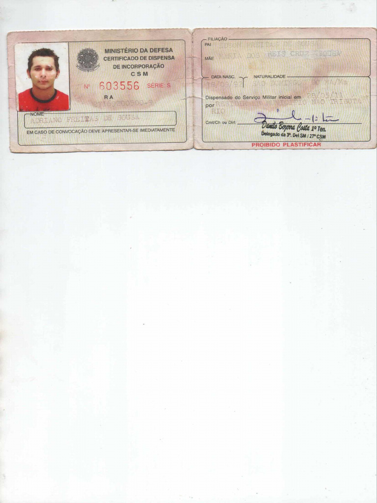 Reservista Adriano | PDF