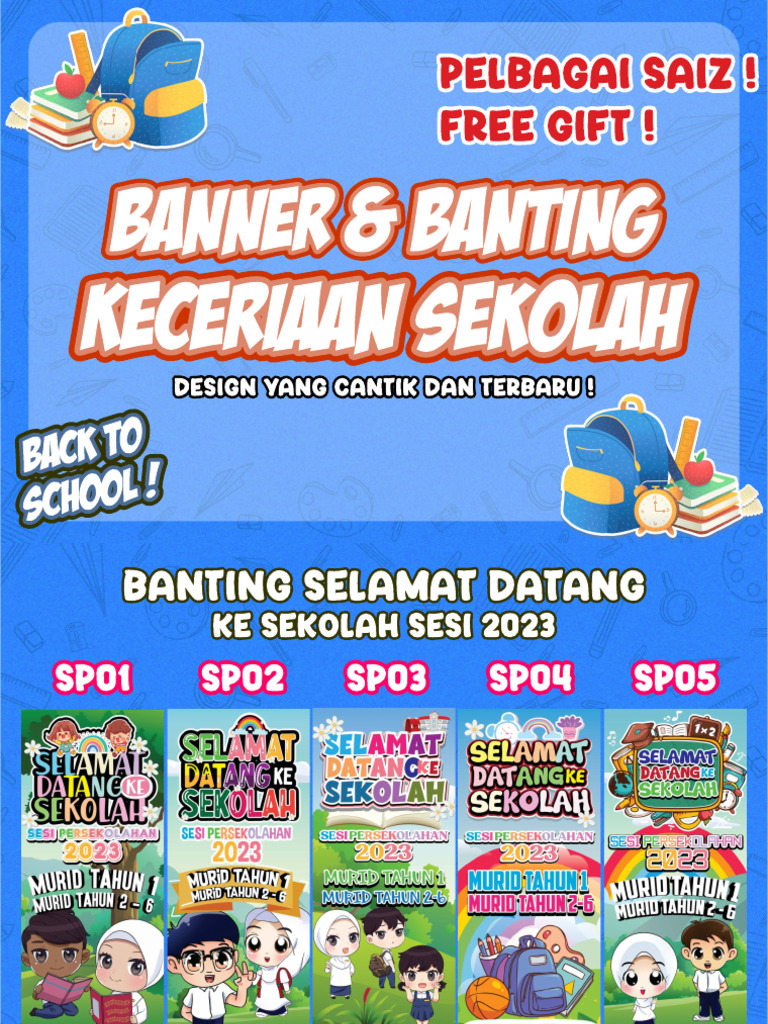 Banner & Banting KECERIAAN SEKOLAH | PDF