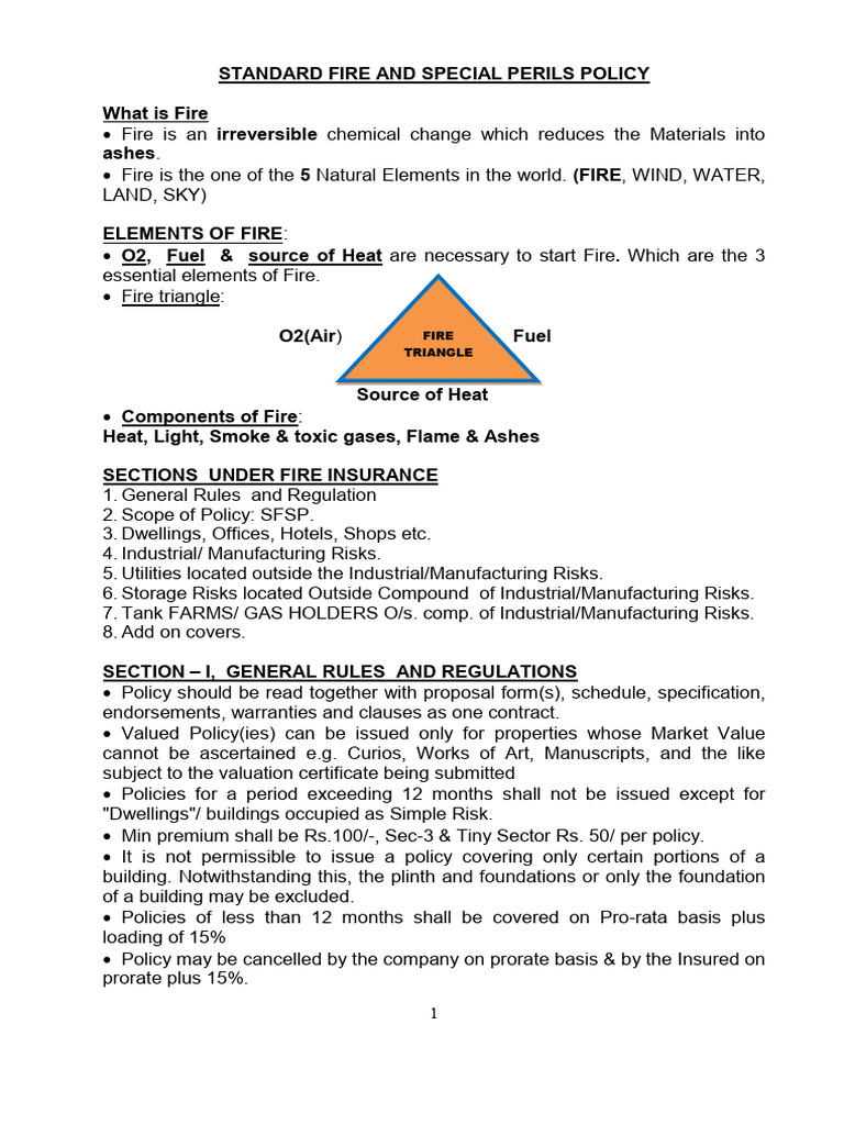 Fire Triangle | PDF | Insurance | Fires