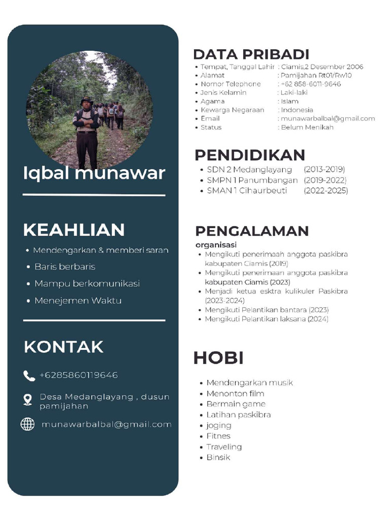 Iqbal Munawar Xii Mipa 1 | PDF