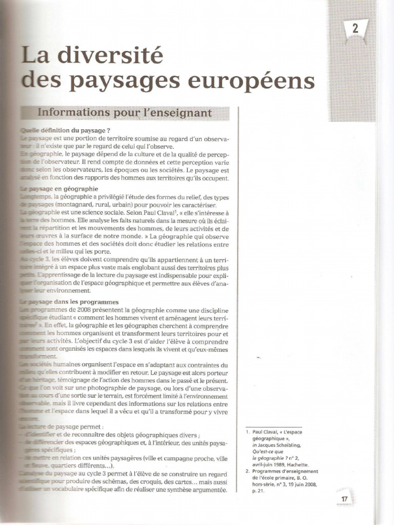 RETZ 2 - La Diversit - Des Paysages Europ-Ens | PDF
