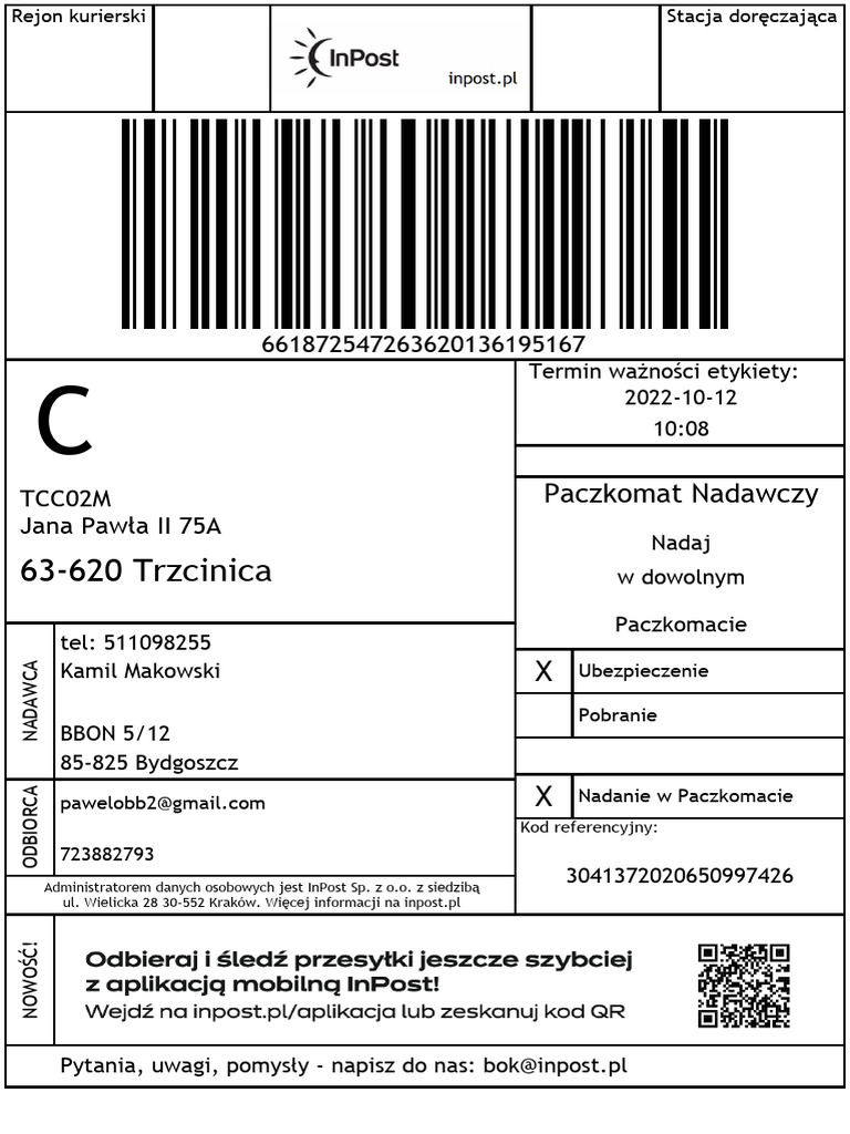 KAL W: 63-620 Trzcinica | PDF