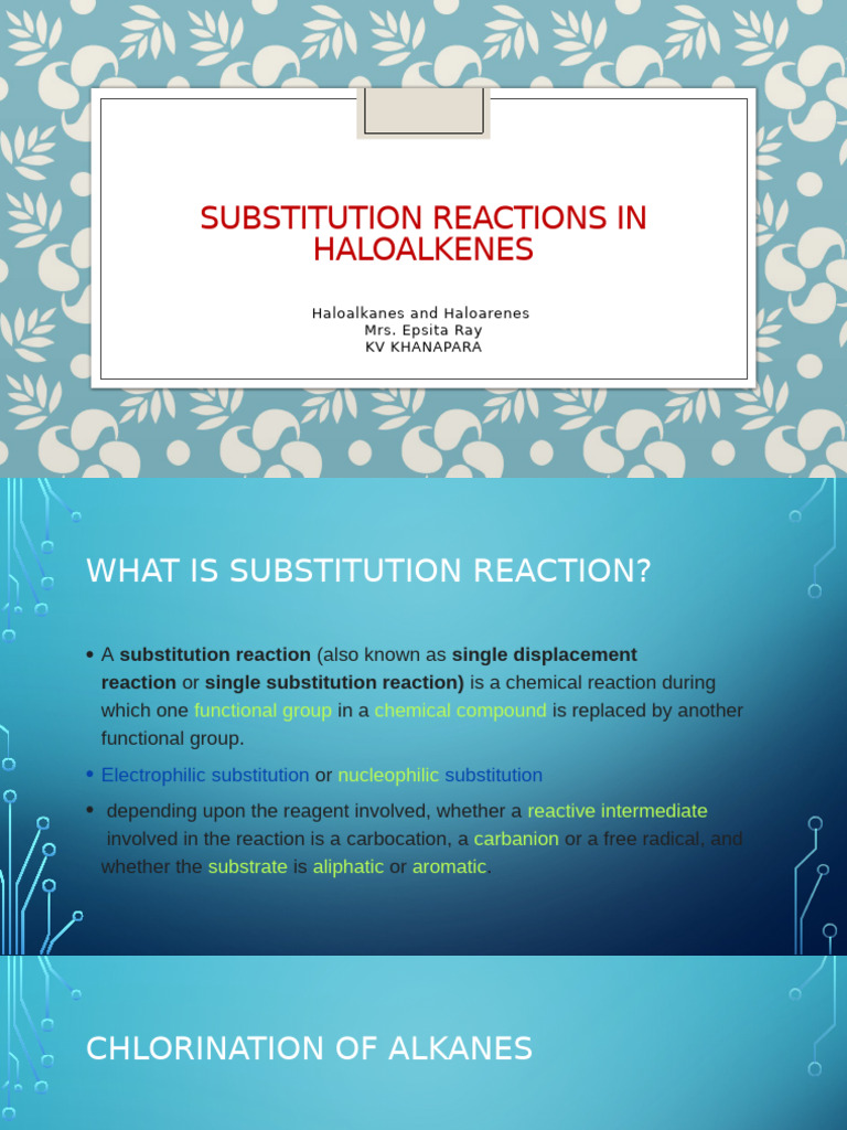 SN 1 and SN 2 Reactions 12.. | PDF