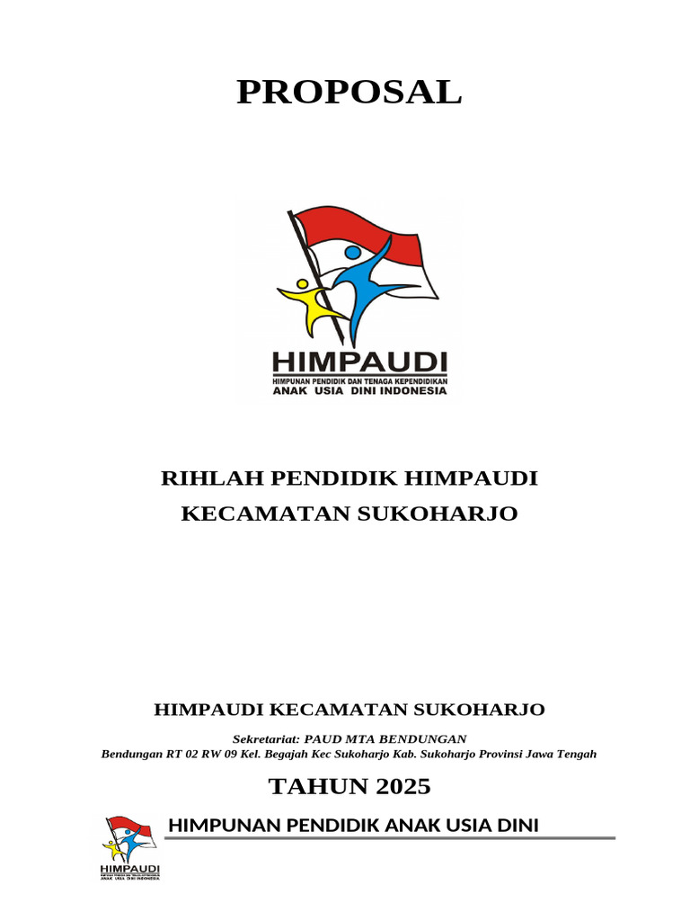 Rihlah Pendidik Himpaudi Sukoharjo 2025 | PDF