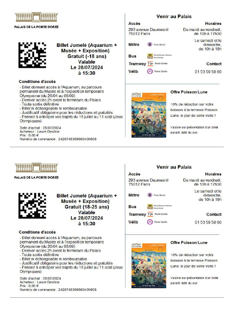 Ticket Musée | PDF