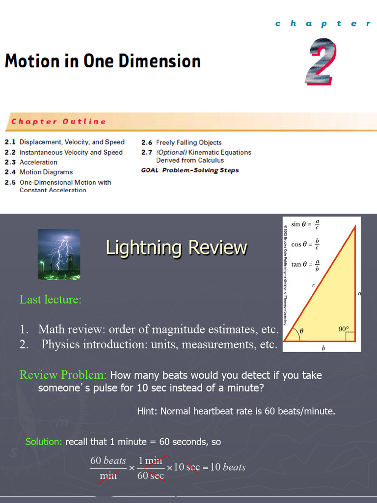 Physics Basics: Motion and Displacement | PDF | Velocity | Acceleration