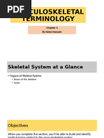 Musculoskeletal System Terminology Guide | PDF | Arthritis | Gout