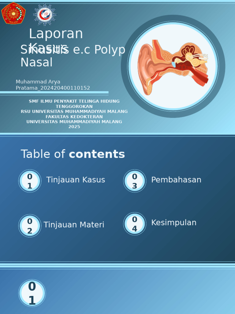 LAPORAN Sinusitis E.C Polyp | PDF