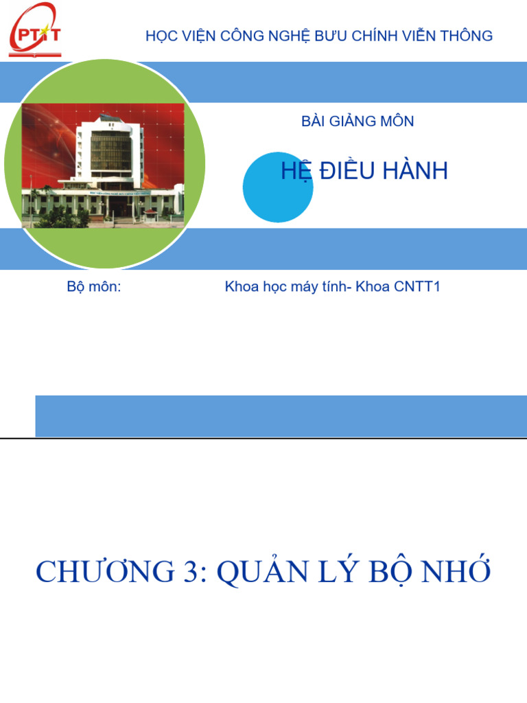 Quan Ly Bo Nho (Autosaved) | PDF