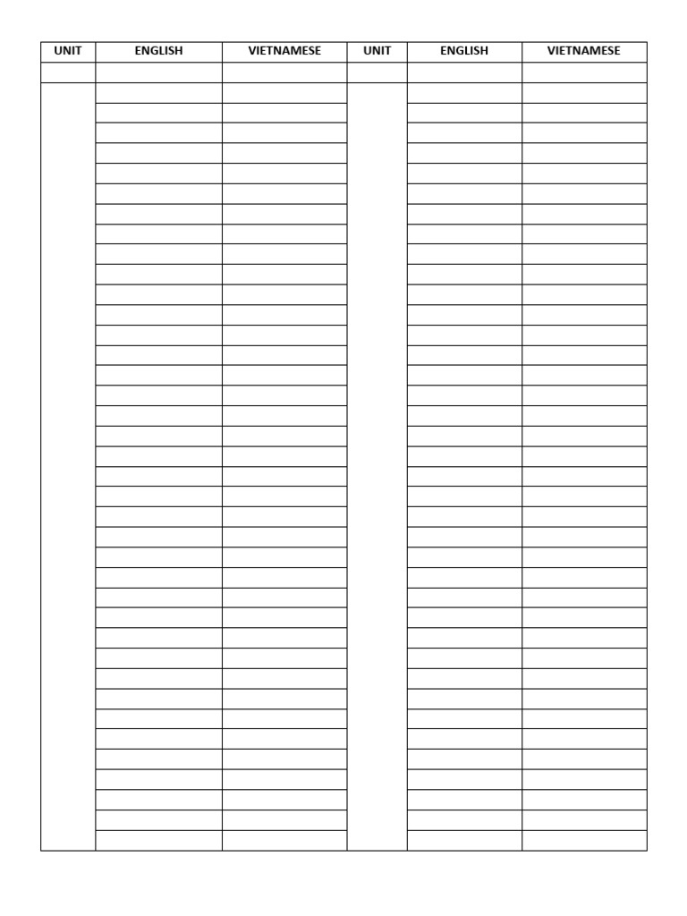 Words List | PDF