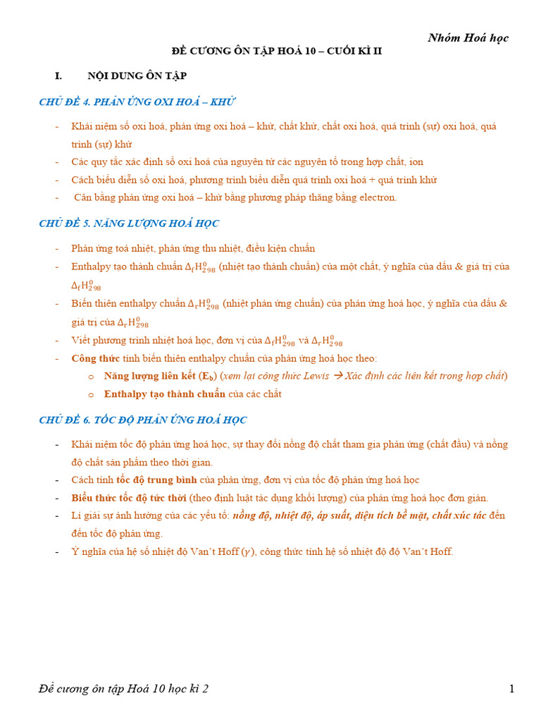 Đề Cương CK2-1 | PDF