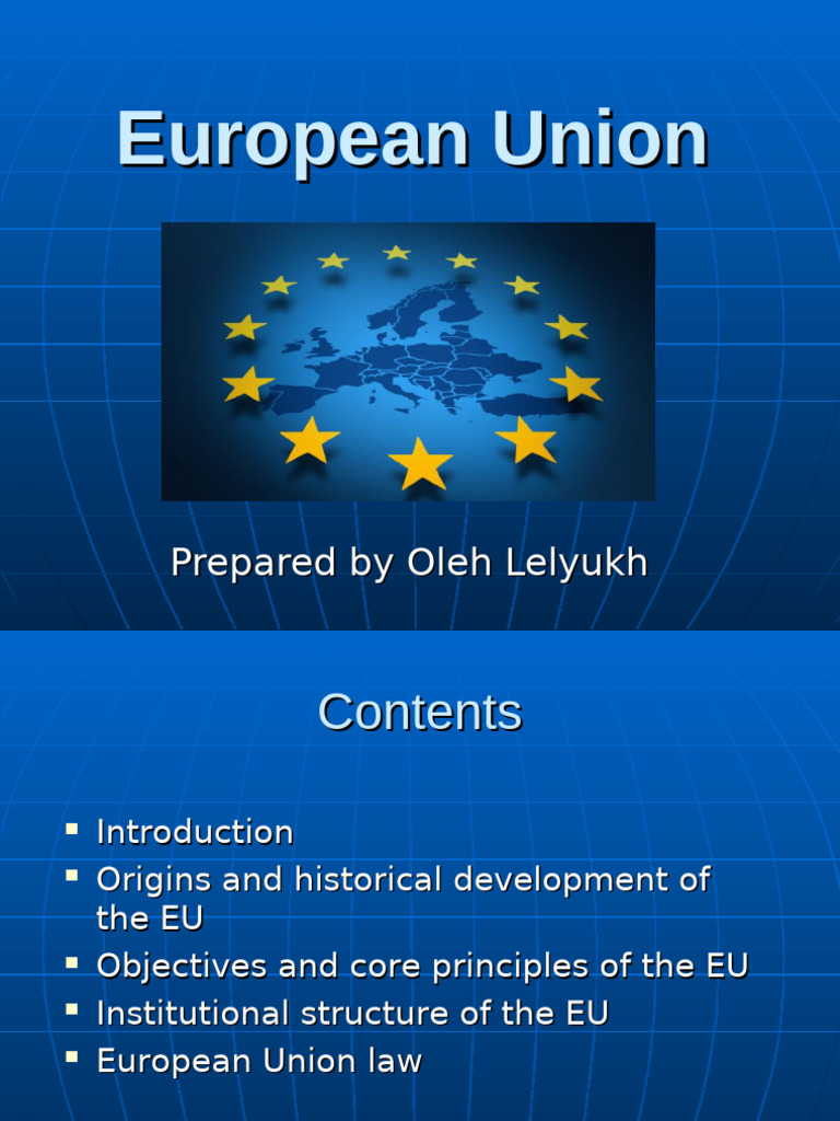 Overview of the European Union | PDF