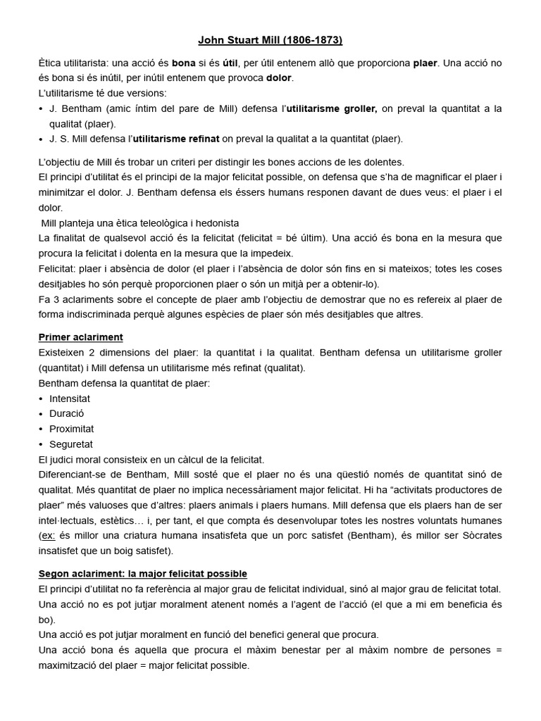 J. S. Mill | PDF