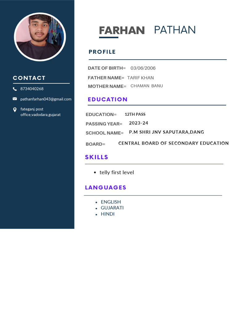 FARHAN Resume | PDF