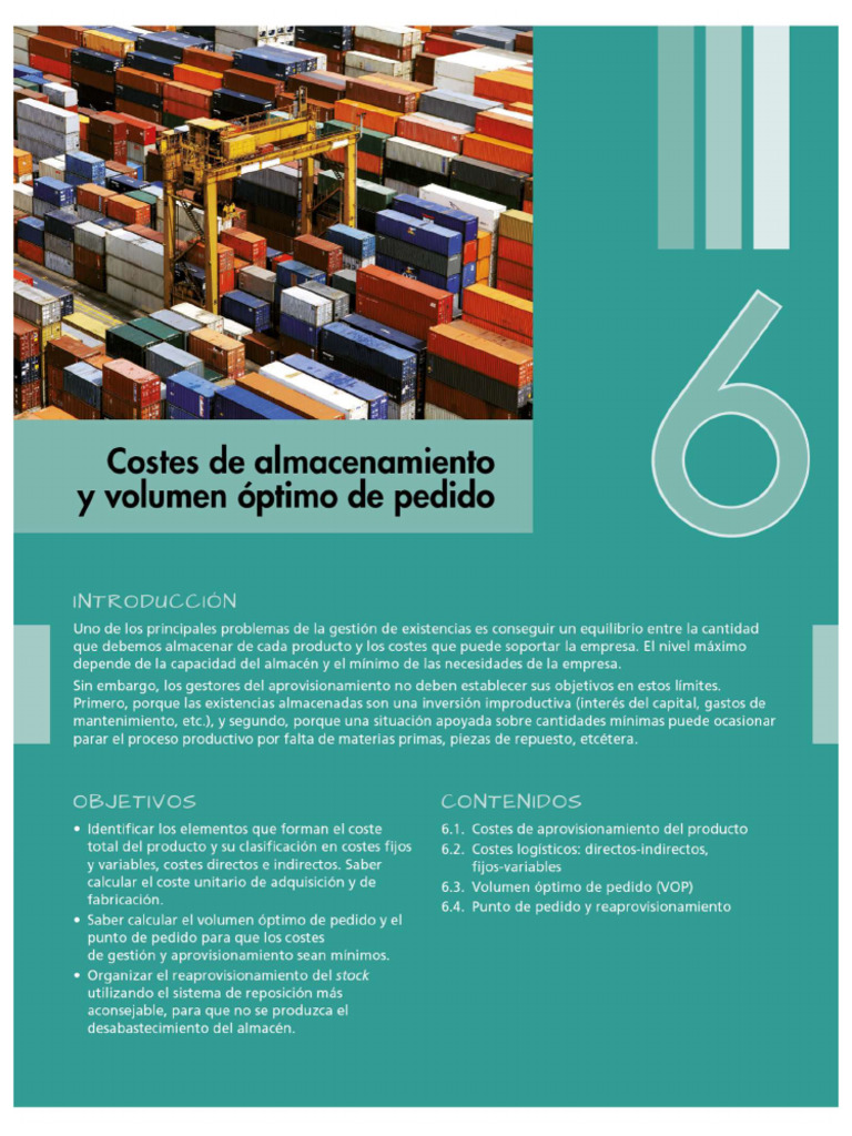 Logistica Tema 6 | PDF