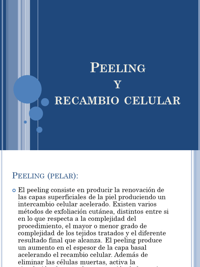 PEELING | PDF | Piel